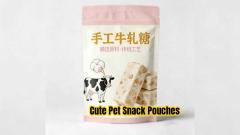 Cute Pet Snack Pouches Custom Printed