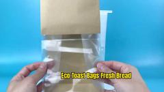 Custom Bread Toast Bags Eco Friendly Packaging