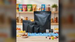 Custom Food Packaging Pouch Zipper Seal Stand Up Bag