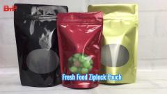 Ziplock Stand Up Pouch Waterproof Bag for Dry Food