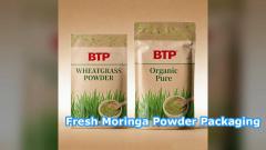 Moringa Powder Packaging Custom Stand Up Pouches
