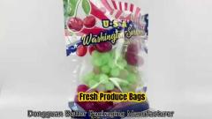 Fresh Produce Packaging Bags Anti Fog Custom Printing