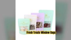Resealable Food Bags Window Stand Up Pouches