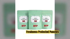 Matte Pastel Pouches For Freeze Dried Fruit Packaging