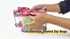 Hanging Zip Barrier Bags Freshness Guaranteed