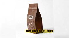 Custom Aluminum Foil Coffee Bags with Degassing Valve
