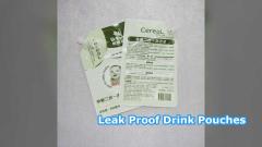 Low MOQ Drink Pouches Bulk Reusable Leak Proof