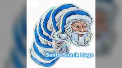 Cute Santa Snack Bags For Kids Gifts