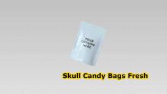 Skull Candy Cookie Bags Zipper Stand Pouch 100 Pcs