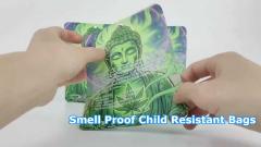 Custom Smell Proof Mylar Bags Child Resistant
