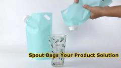 Custom Reusable Liquid Spout Bags for Any Product