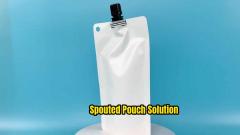 Reusable Spouted Pouch For Drinks Sauces