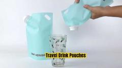 Portable Drink Pouches For Travel
