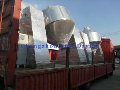 China Sodium Benzoate Double Cone Dryer 500l 750l Rotary Vacuum Dryer Machine for sale