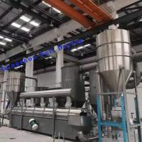 China Sodium Acetate Vibrating Fluidized Bed Dryer 500 kg/h Electrical Heating for sale
