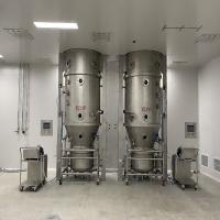 Quality Medicine Fluid Bed Granulator 0.3mpa-0.6mpa Fluidized Bed Powder Coating Machine for sale