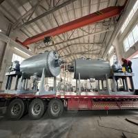 China Organic Waste Vacuum Dryer Machine for Cream Material 300L Working Volume 6m2 Heating Area for sale
