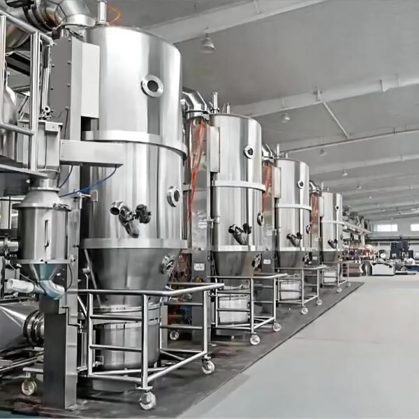 Quality 220L Fluid Bed Spray Granulator High Speed Fluid Bed Dryer Machine for sale