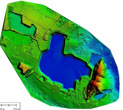 China Cartographie des réservoirs Drone LiDAR Scanning System Sortie DEM GS-130X HESAI XT32 for sale