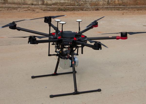 동력선 경비를위한 40 광속 4.5km2 M600 직업적인 UAV LiDAR 체계