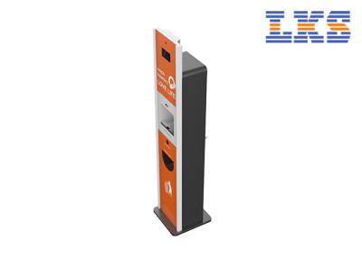 China Infrarrojo vertical de la temperatura del reconocimiento de cara ningún termómetro de Digitaces del tacto en venta