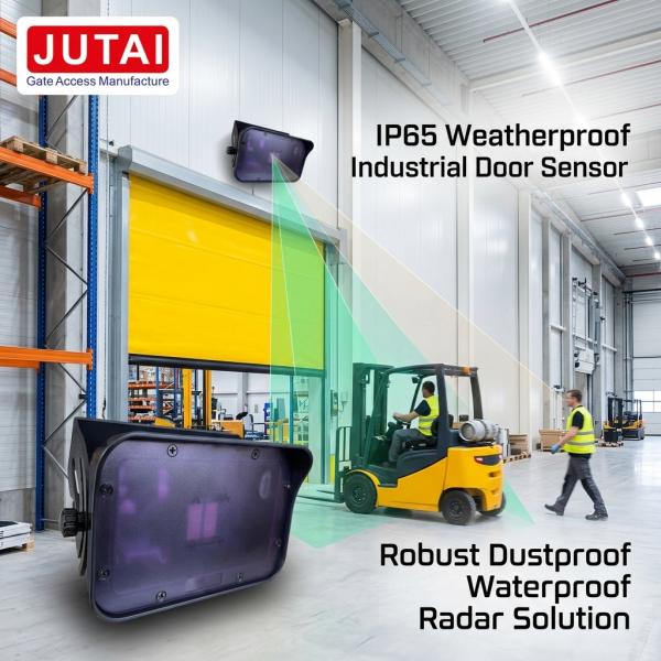 Quality IP65 Protected Microwave Motion Radar Sensor with Dual Relay Output and 24.125GHz Frequency for Industrial Doors for sale