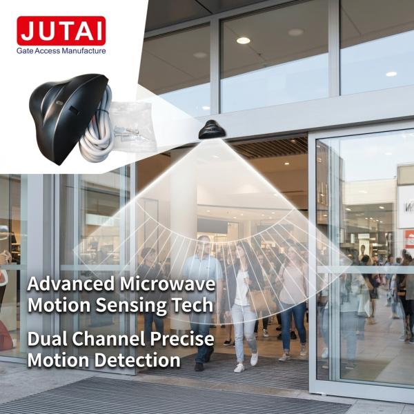 Quality RD24-4 Automatic Glass Door Motion Sensor 5m Installation Height Dual Channel for sale