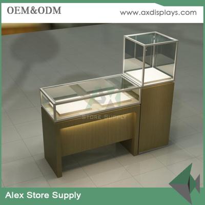 China Showcase display furniture jewelry display shop glass cabinet interior design for sale
