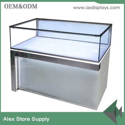 China Phone accessories mobile mdf wood shop decoration shop counter design cabinet displays for sale