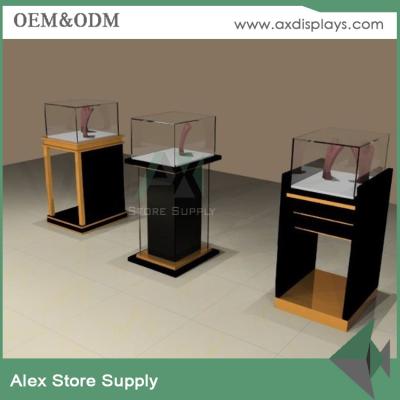 China Watch display furniture wristwatch showcase glass furniture wooden watch case for sale