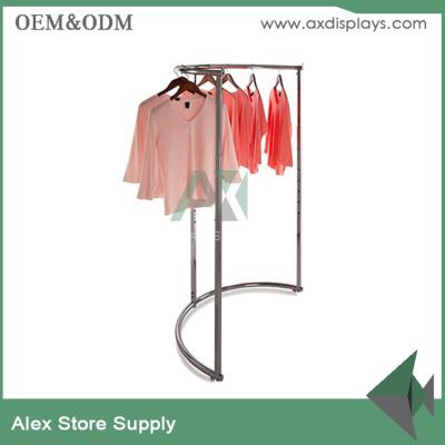 China Clothing display ideas cabinet rack clothes rack women store clothing plus size shop decoration for sale