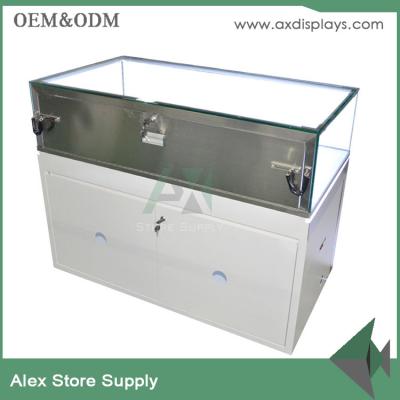 China Mobile service showcase and accessories store for phone mobile shop counter design with lock for sale