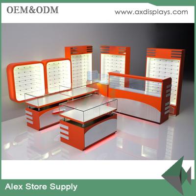 China Customized mobile phone shop furniture with glass display counter shop interior design for sale
