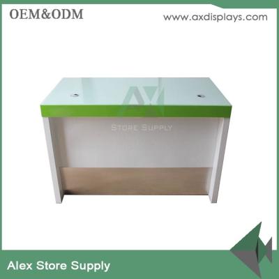 China White MDF electronic product display showcase display stand design display for sale