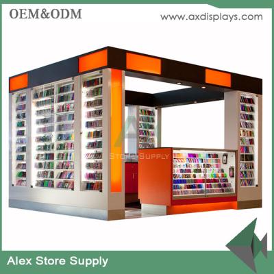 China Mobile display cabinet glass display counter shop furniture mall kiosk display for sale