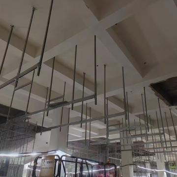 Galvanized Steel Seismic Support Bracket installed on structural beam