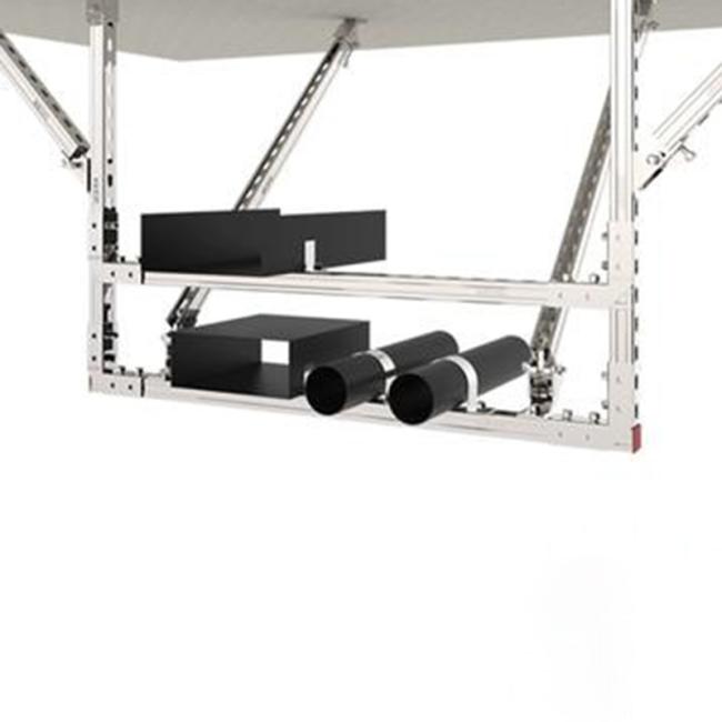 Galvanized seismic bracket installation example