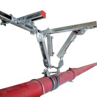 China Galvanized Earthquake Seismic Support Bracket With Bolted Installation for sale