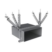 Quality Piping Systems 4 Way Seismic Bracing Resisting Earthquakes -40°F To 300°F for sale