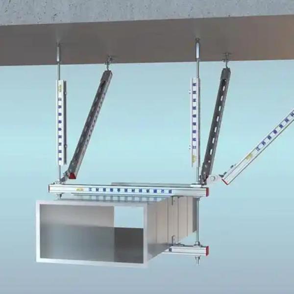 Quality SS Earthquake Rigid Seismic Bracing Withstands Heavy Loads Easy Installation 4 Way Seismic Bracing for sale