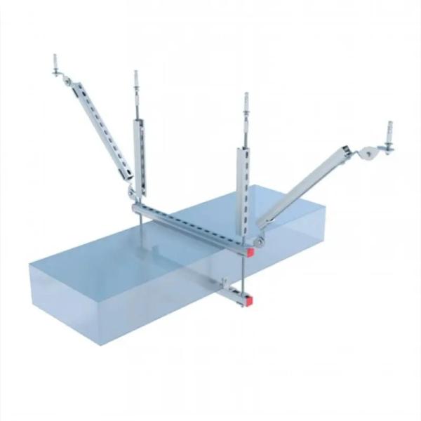 Quality ISO9001 Earthquake Seismic Brace Bracket Galvanized Seismic Brace For Corrosion for sale