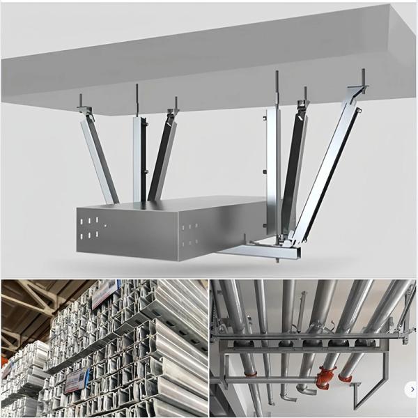 Quality Earthquake Resilient Galv Steel Bolt On Seismic Restraints For Piping Buildings And Structures for sale