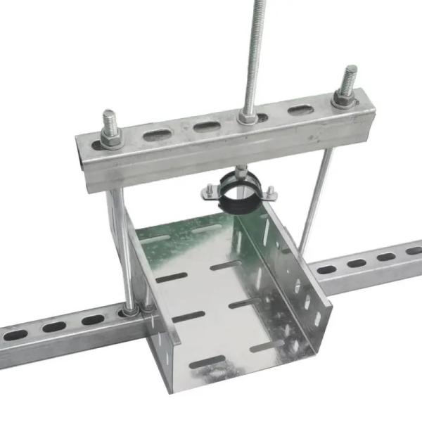 Quality Bolted Steel rigid seismic bracing Galvanized Steel Material Durability for sale