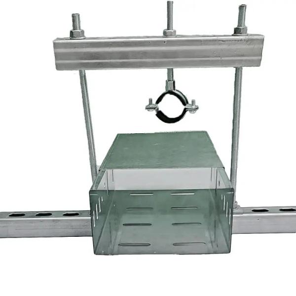 Quality Bolted Steel rigid seismic bracing Galvanized Steel Material Durability for sale