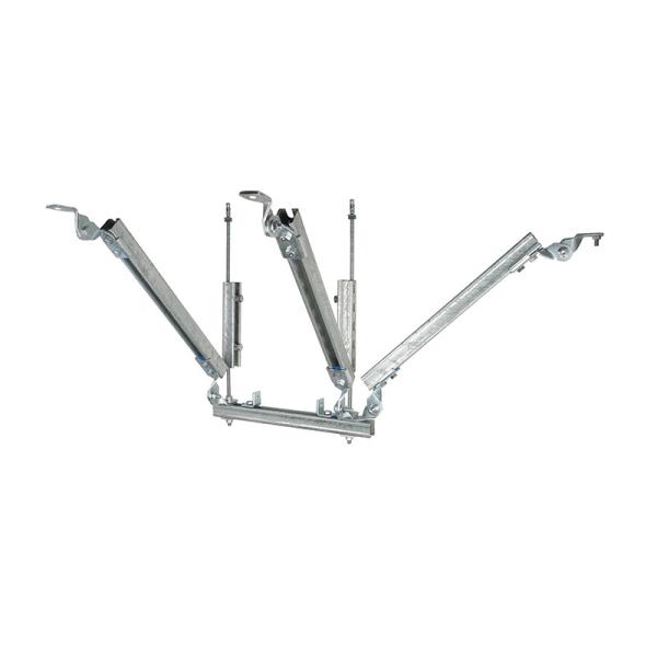 Quality Anodized Silver Seismic Brace For Pipe Seismic Protection Aluminum Bracket for sale