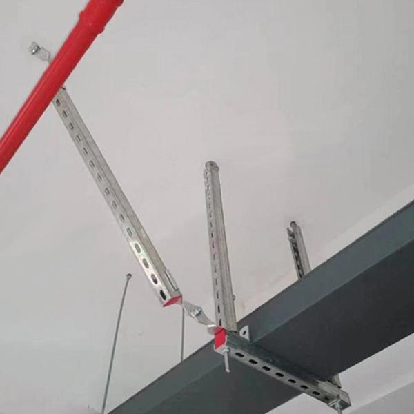 Quality Customizable Anodized Aluminum Seismic Brace For Pipe Protection for sale