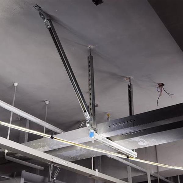 Quality Duct Seismic Bracing Anodized Aluminum Alloy Building Seismic Bracket for sale