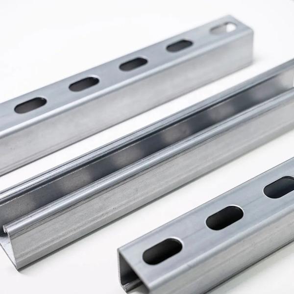 Quality Sturdy Rust Resistant Galvanized Unistrut Channel Lightweight 1-3mm Thickness for sale