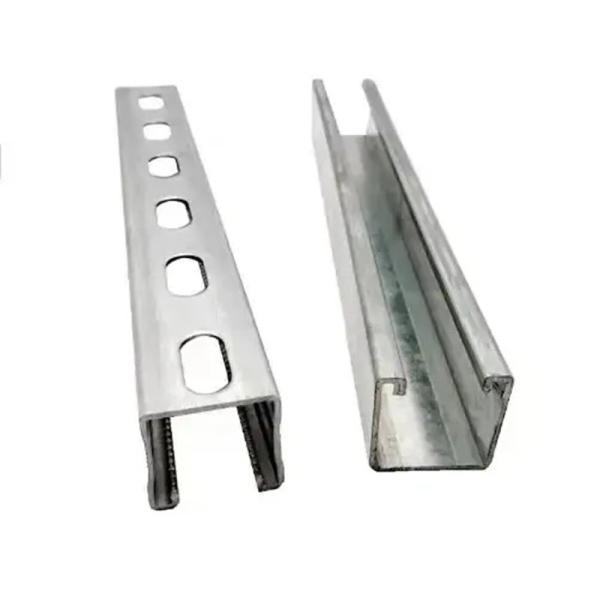 Quality Sturdy Rust Resistant Galvanized Unistrut Channel Lightweight 1-3mm Thickness for sale