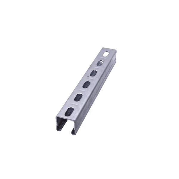 Quality C Shaped Steel With ±1% Tolerance Galvanized Steel Strut Channel For Heavy Duty for sale